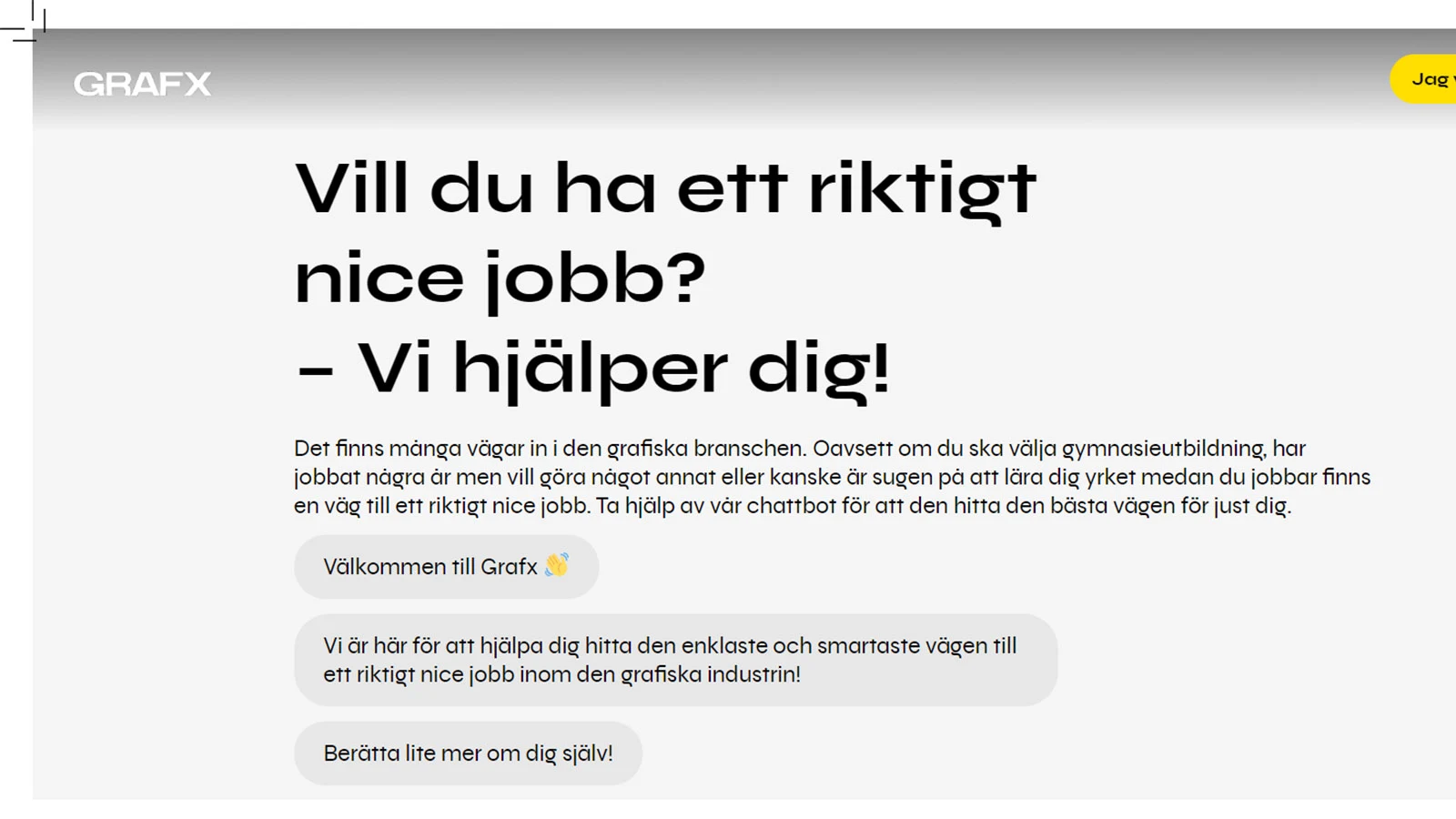 Grafiska industrin erbjuder ”Ett riktigt nice jobb” - Grafiska